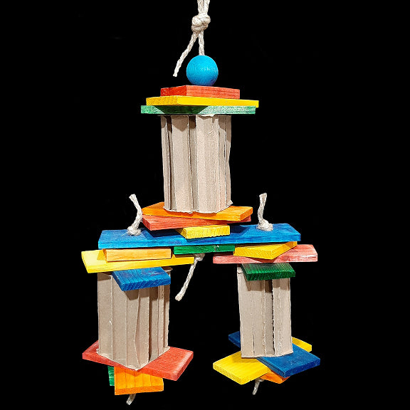 Teeter Totter Bird Toy | Handmade Bird Toys for Small Parrots